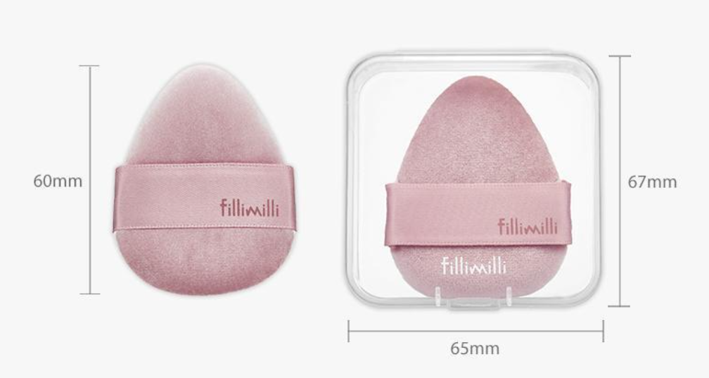 🇰🇷 [Fillimilli] Triangular Blush Powder Puff 2p Olive Young Makeup Tool ...
