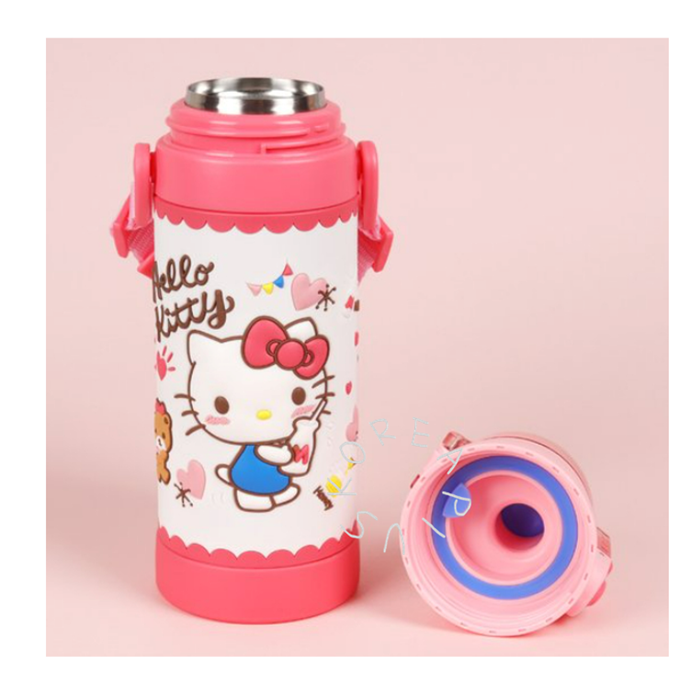 [SKATER] Hello Kitty 3D One Touch Stainless Water Bottle 480ml SDPV5 ...