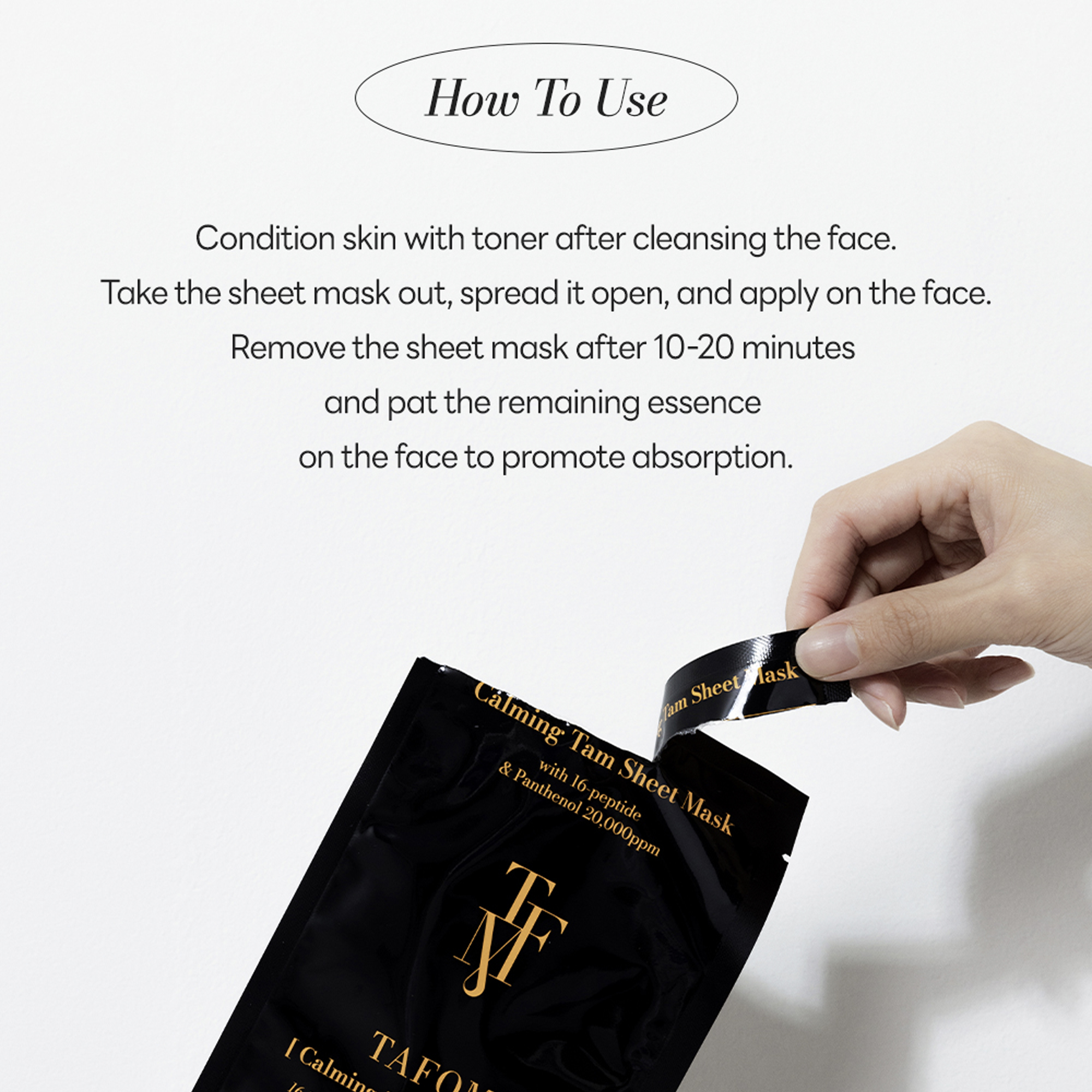 TAFOMI Calming TAM Sheet Mask 30ml (10 sheets) | Shopee Malaysia