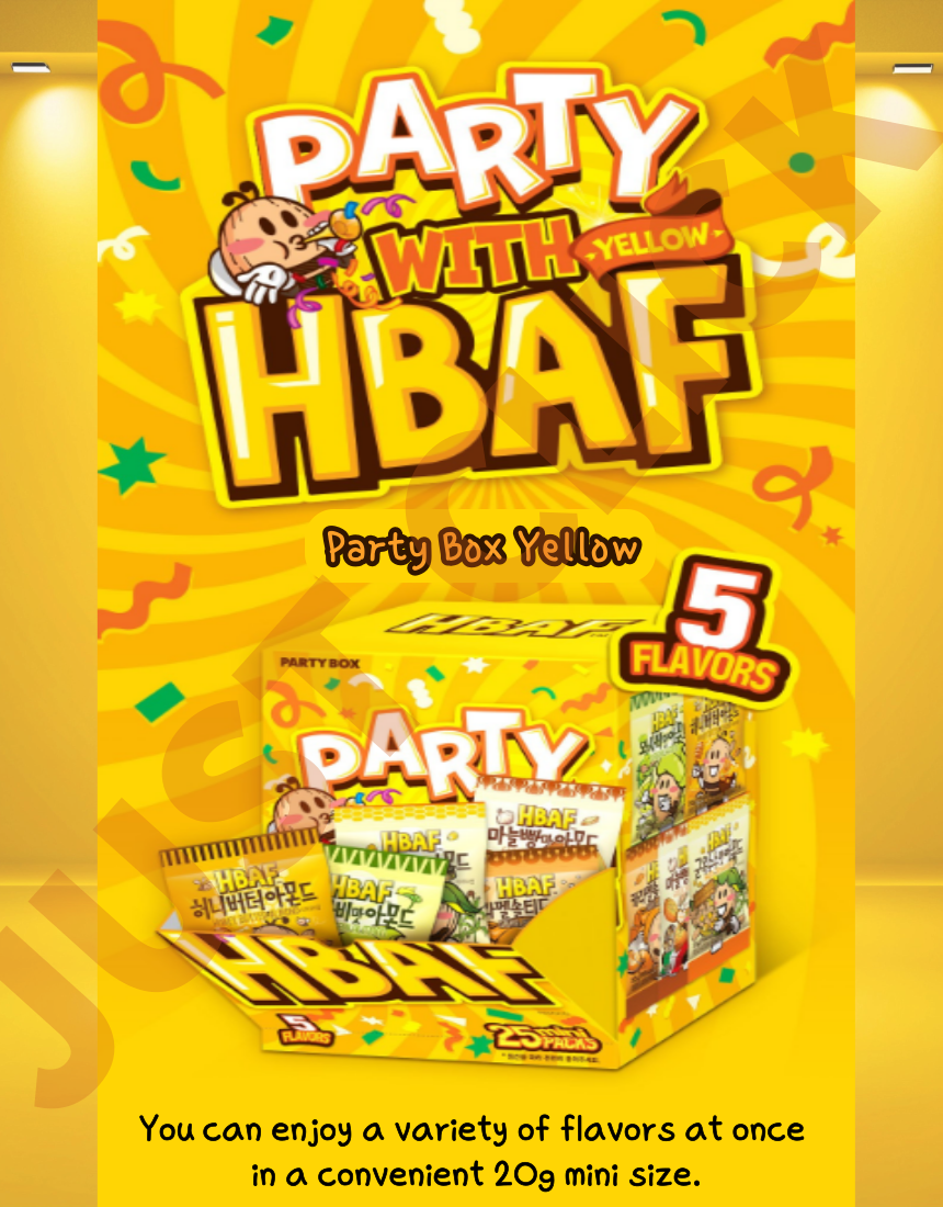 HBAF Party pack 500g/5flavor mini pack 20gx25packs/ Gift pack ...