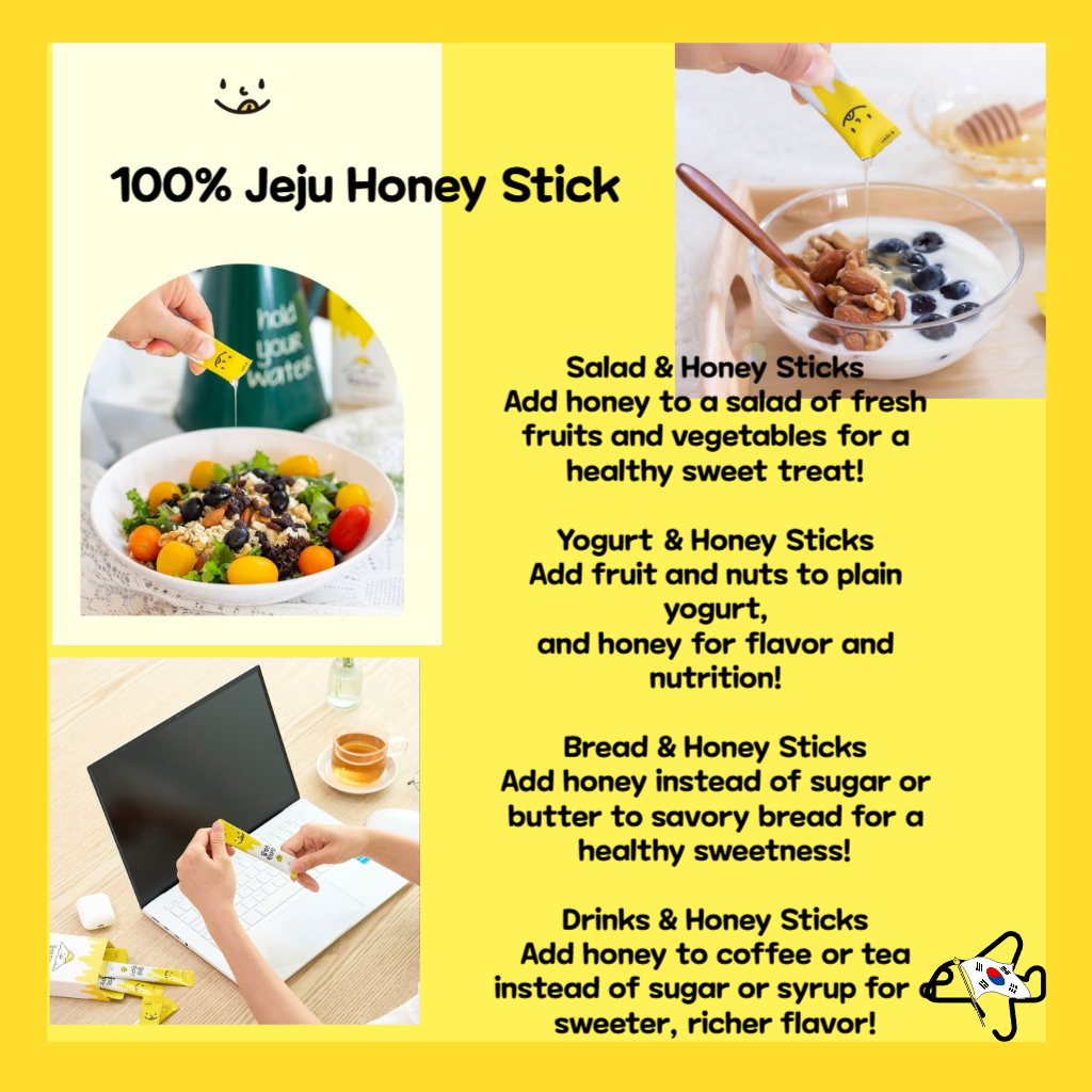 Jeju Honey Stick / Korean Jeju Hallasan Honey Stick / 100% Jeju Honey ...