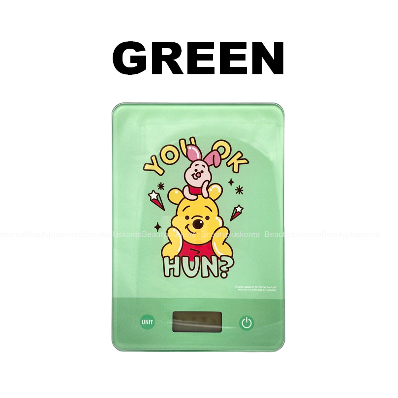 [DISNEY] Korea Daiso Winnie The Pooh Electronic Scale For Kitchen (Red ...