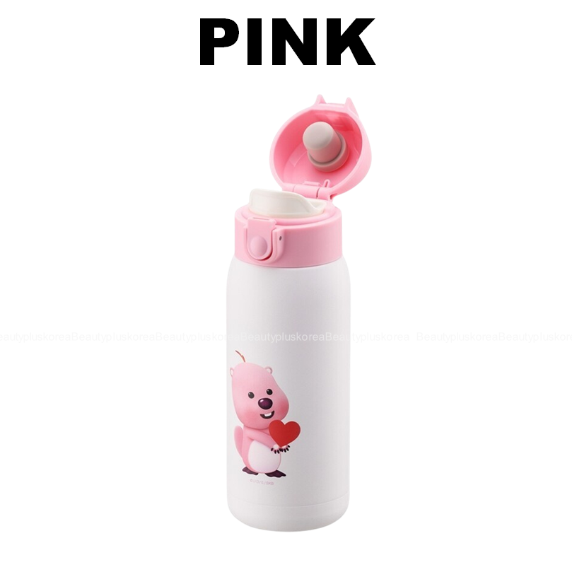 [LocknLock] Zanmang Loopy One Touch Tumbler 370ml (Purple / Pink) | Shopee Malaysia