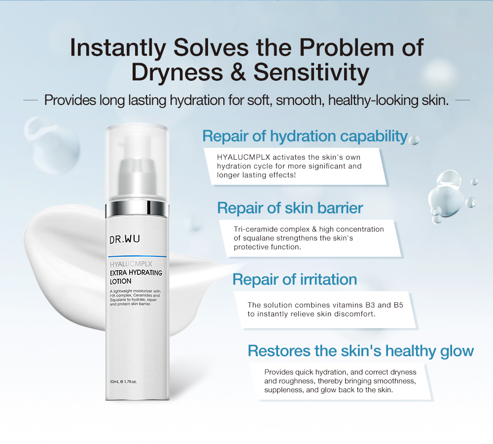 [DR. WU] Hyalucmplx Hydration & Protection Set (Hydrating Serum 15ml + Hydrating Lotion 30ml ...