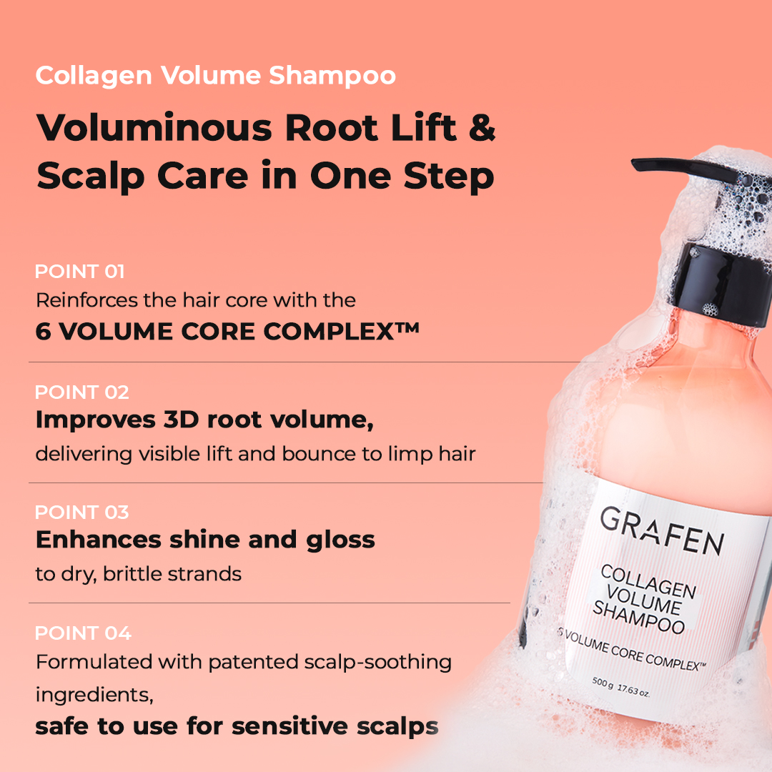 MY [GRAFEN] 8.5 Coming Soon Collagen Volume Shampoo 500g [Vegan ...