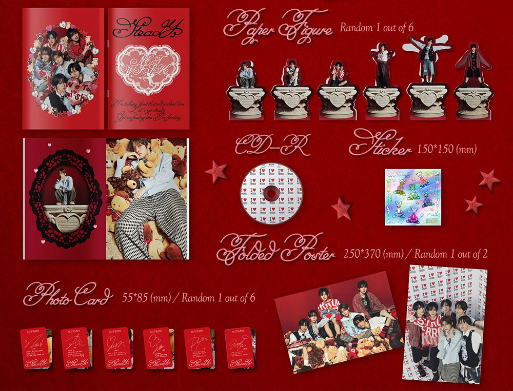 [POB / 2 SET] (PHOTOBOOK ver.) NCT WISH [STEADY] 1st MINI ALBUM (25th Sep.2024) | Shopee Malaysia