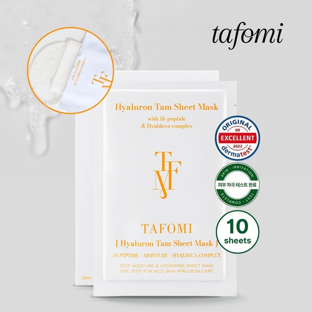 TAFOMI Hyaluron TAM Sheet Mask 30ml (10 sheets) | Shopee Malaysia