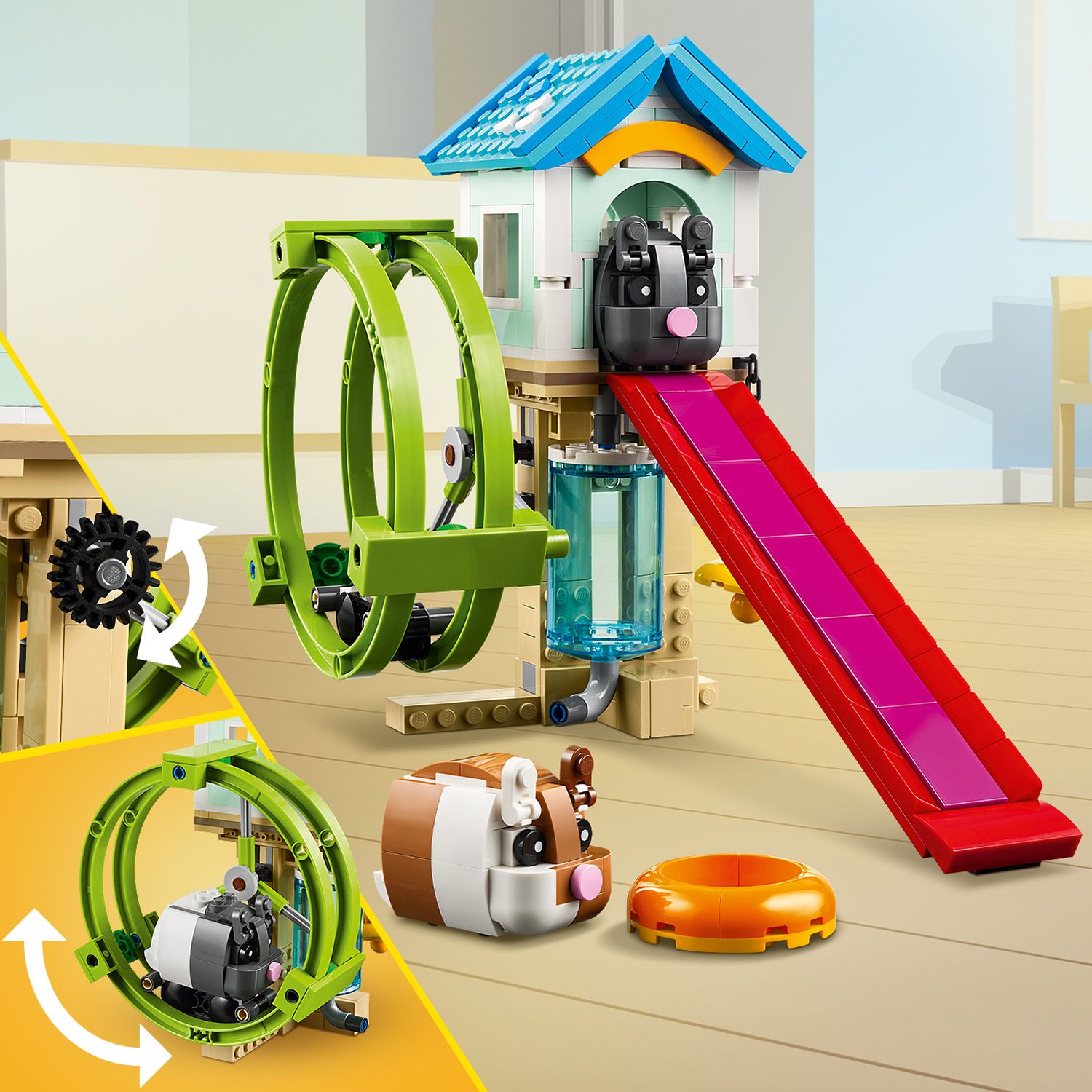 LEGO Creator 31155 Hamster Wheel 3in1 Animal Toy Set (416 Pieces ...