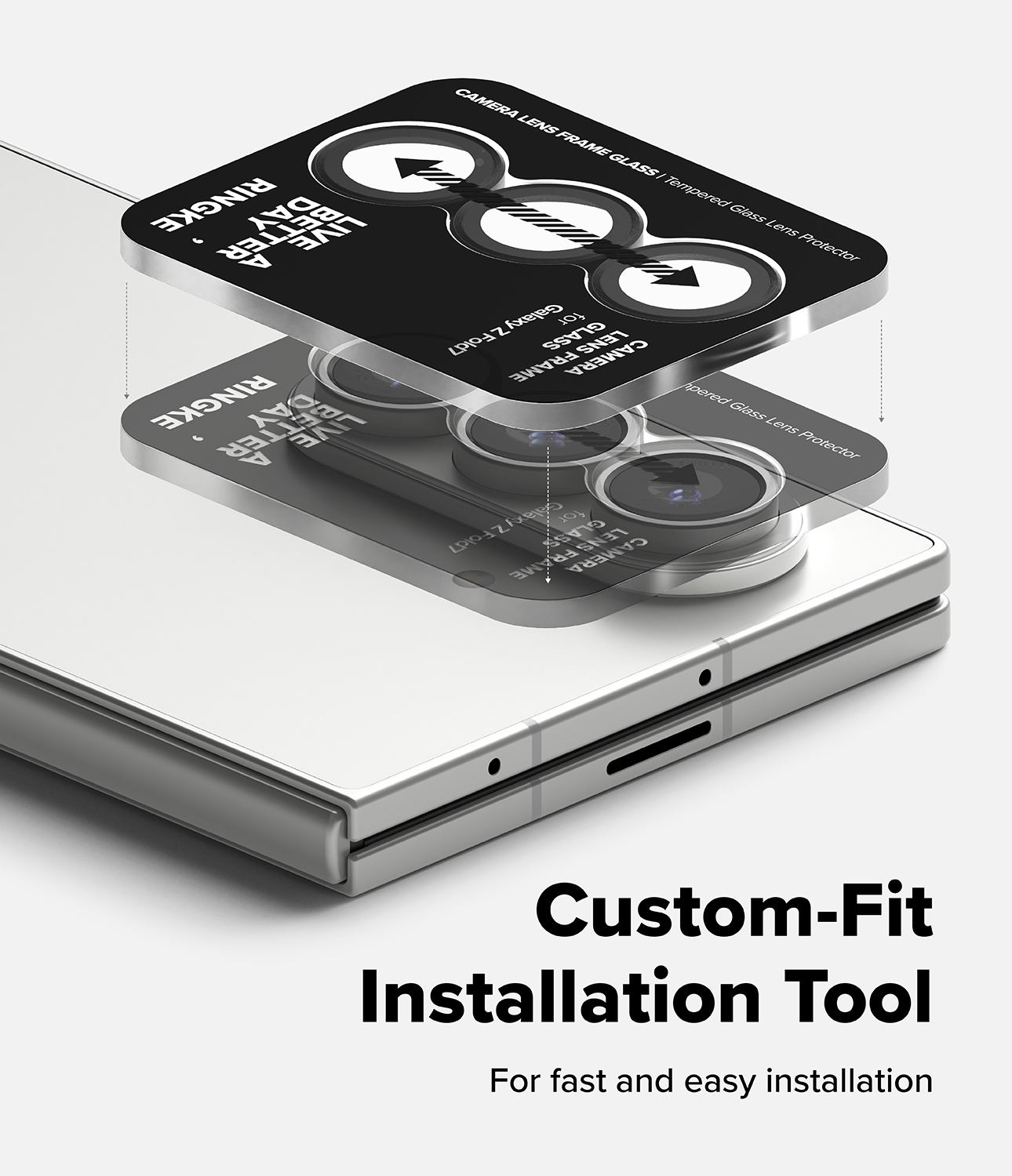 Ringke Camera Lens Frame Glass for Galaxy Z Fold 7 Camera Lens ...