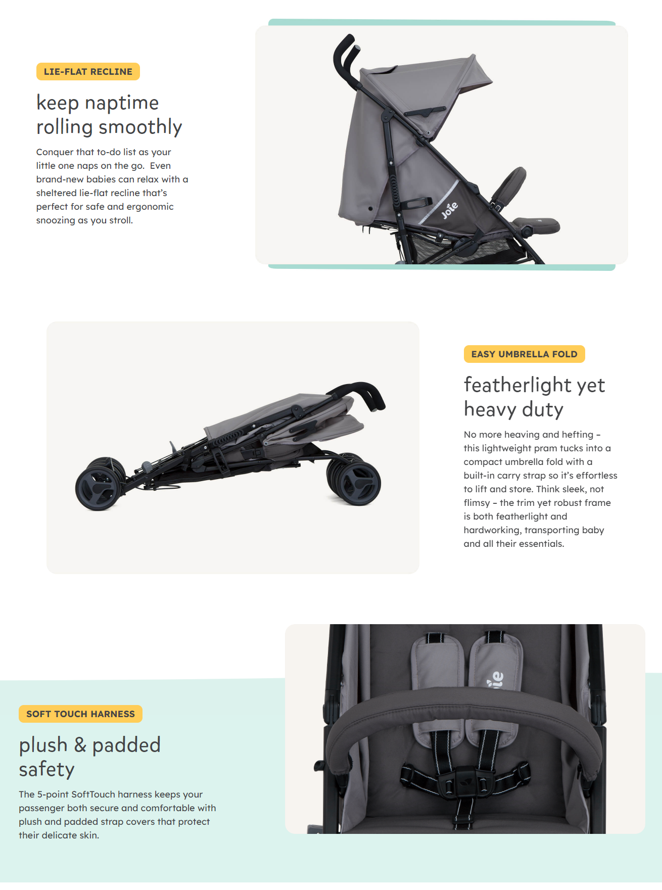 Joie Nitro Lx Stroller Umbrella Fold (0 - 22.5kg) | Shopee Malaysia
