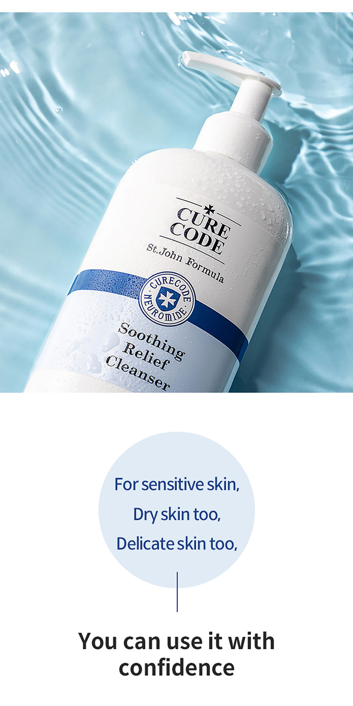 CURECODE Soothing Relief Cleanser 250ml | Shopee Malaysia