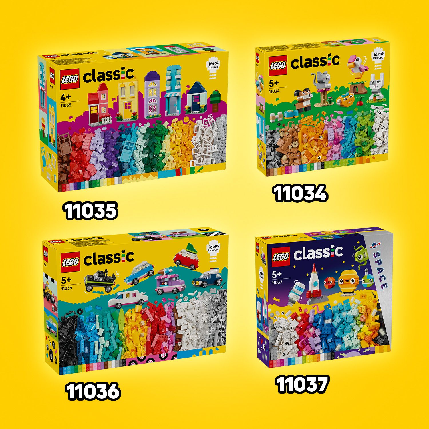 LEGO Classic 11035 Creative Houses Building Toy (850 Pieces) | Shopee ...