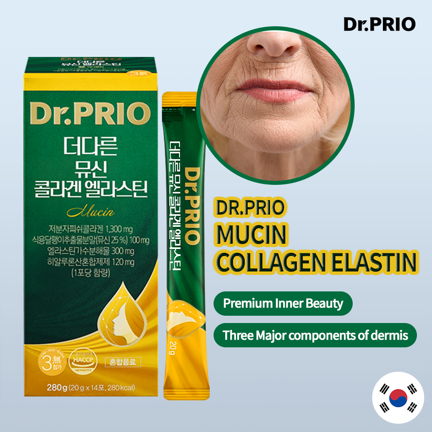 DR.PRIO MUCIN COLLAGEN ELASTIN 1box(14sticks) | Shopee Malaysia