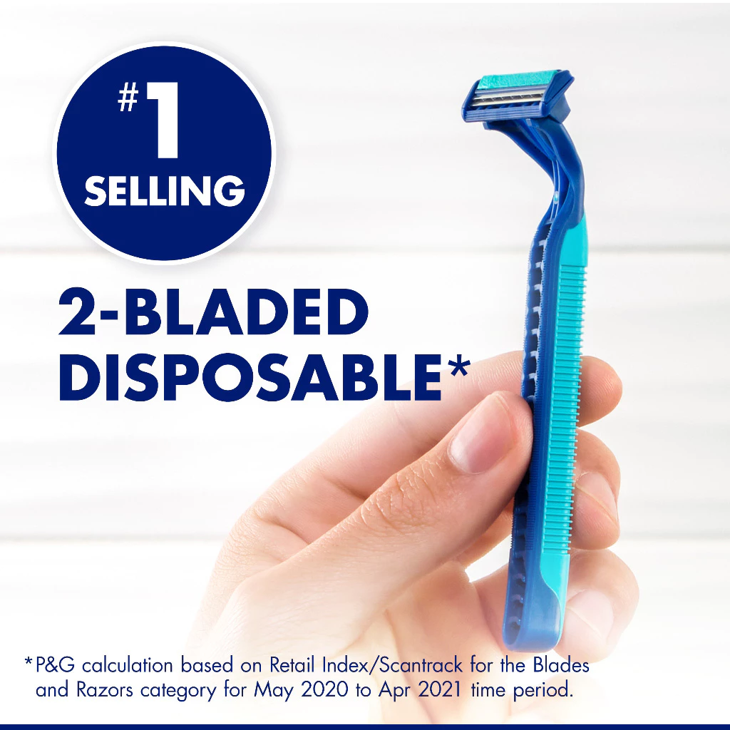 Gillette Disposable Blue II Plus Razors 8+2 | Shopee Malaysia