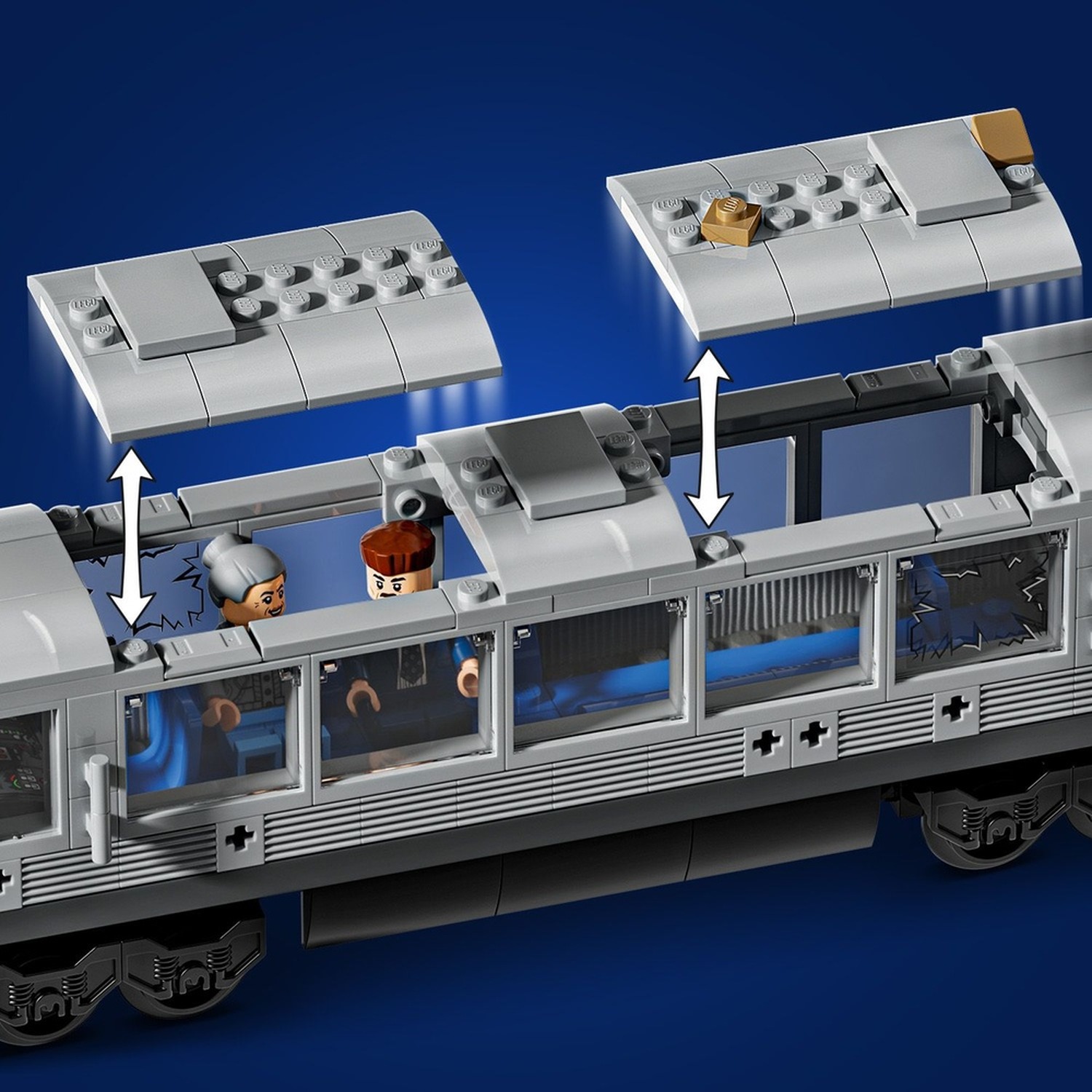 LEGO Super Heroes Marvel 76321 Spider-Man vs. Doc Ock Subway Train ...