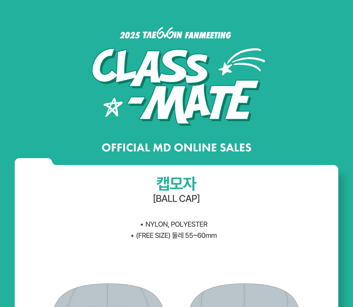 (BALL CAP) TAEMIN (SHINee) [CLASS-MATE] 2025 FANMEETING MD (30th Sep.2025) | Shopee Malaysia