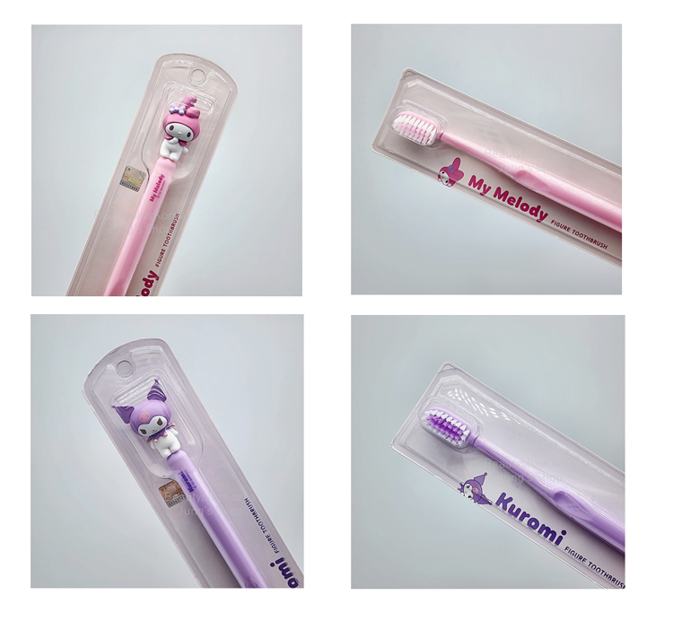 [SANRIO] Figure Toothbrush (Cinnamoroll Pompompurin MyMelody Kuromi ...