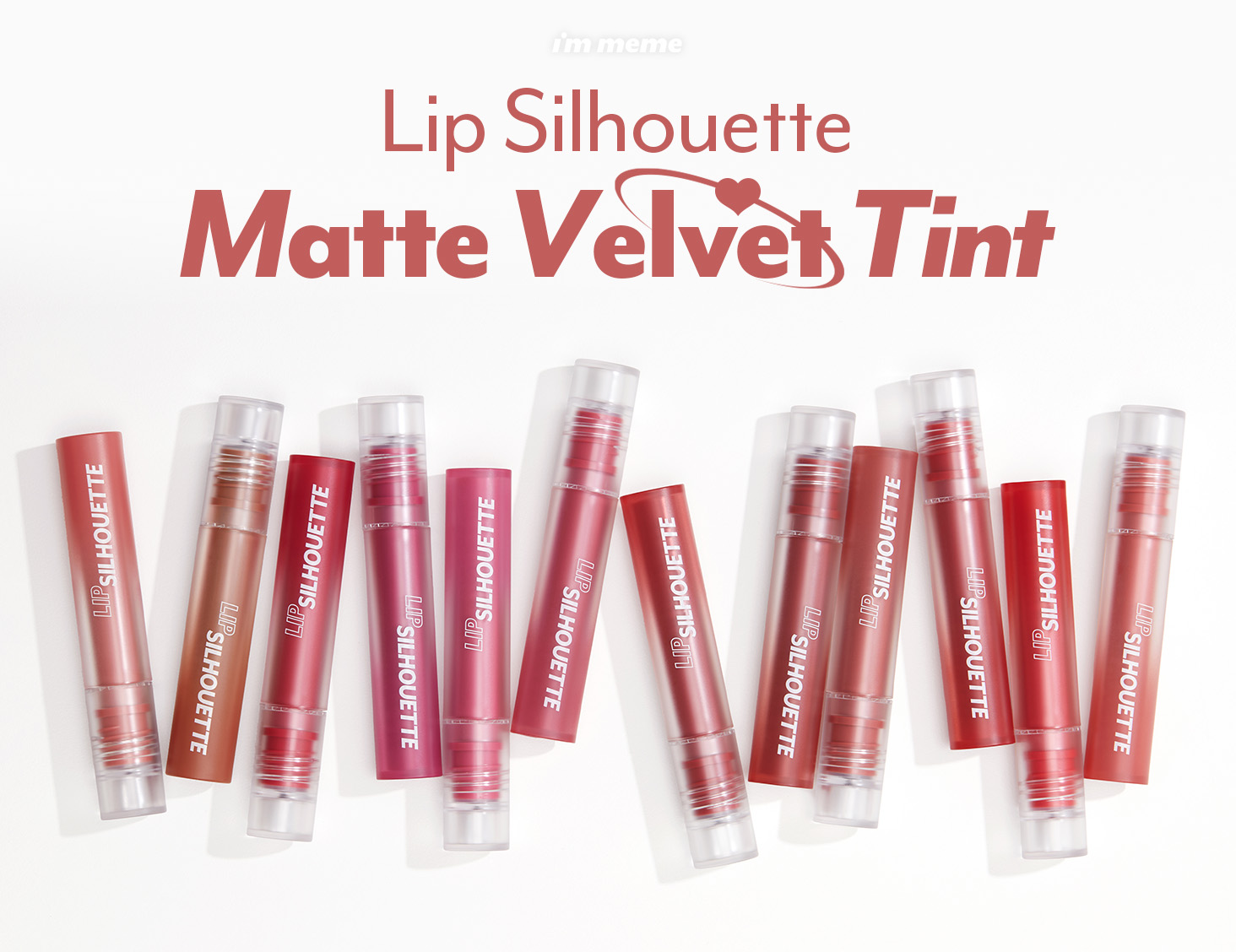 [I'M MEME Official] Lip Silhouette Matte Velvet Tint | Shopee Malaysia