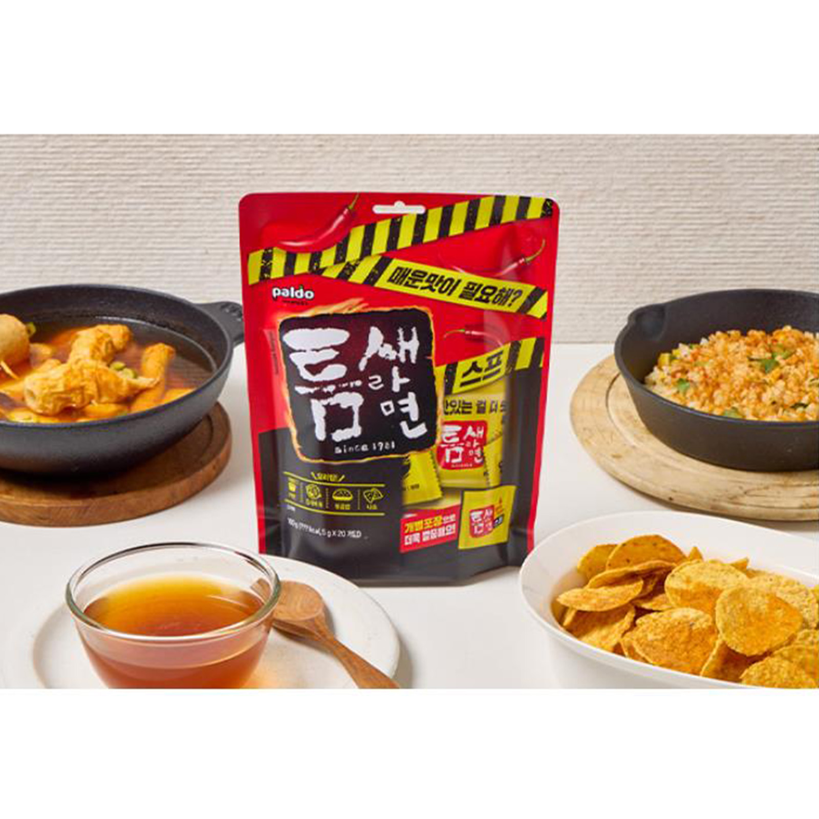 Paldo Teumsae Ramen Spicy Powder 5g x 20 Sticks / Teumsae Ramen ...