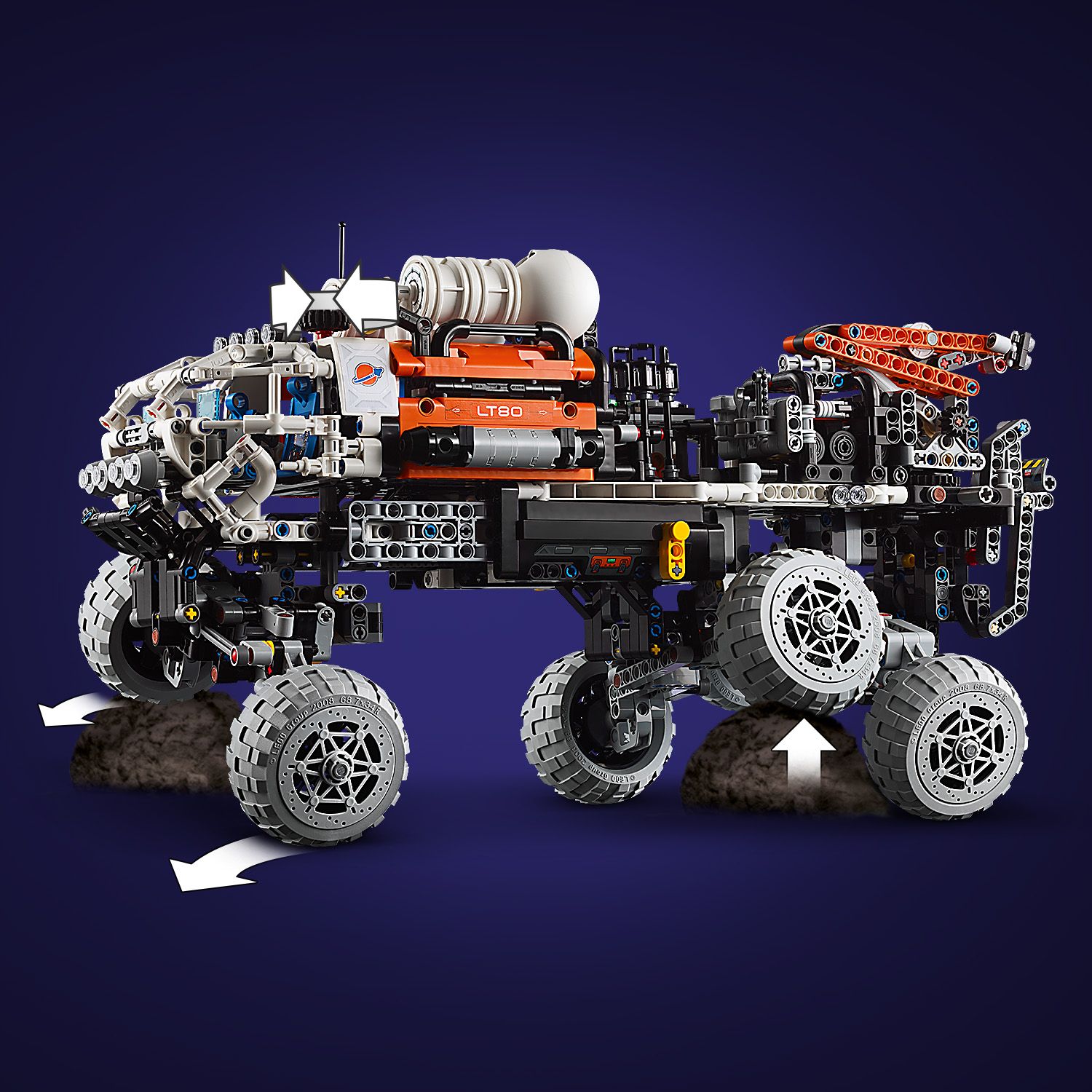 LEGO Technic 42180 Mars Crew Exploration Rover (1599 Pieces) | Shopee ...