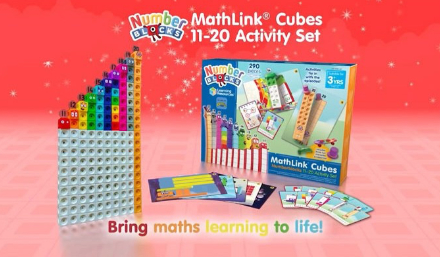 [Numberblocks] hand2mind MathLink Cubes Activity Set 1-10 OR 11-20 ...