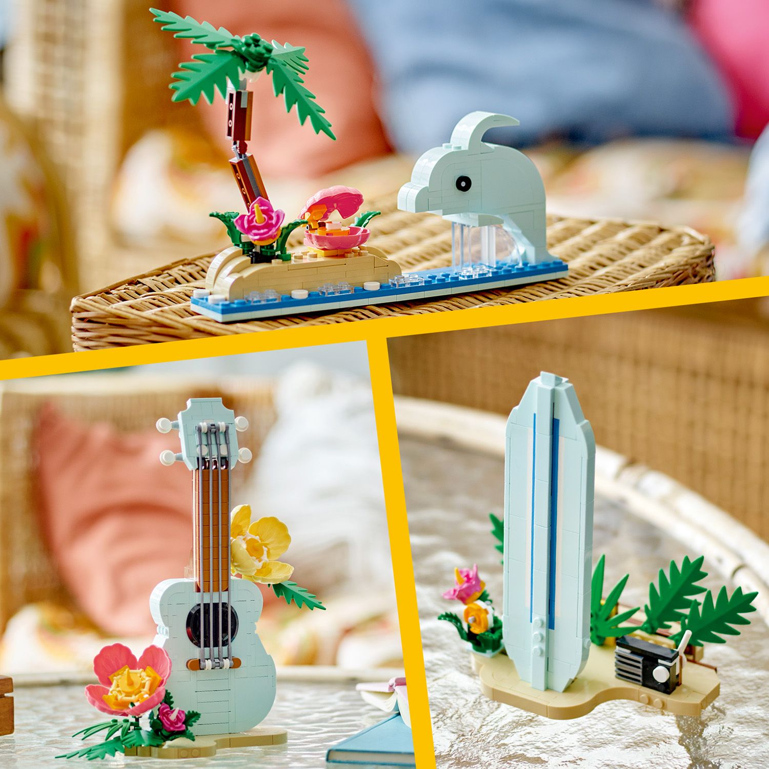 LEGO Creator 31156 Tropical Ukulele 3in1 Toy Set (387 Pieces) | Shopee ...