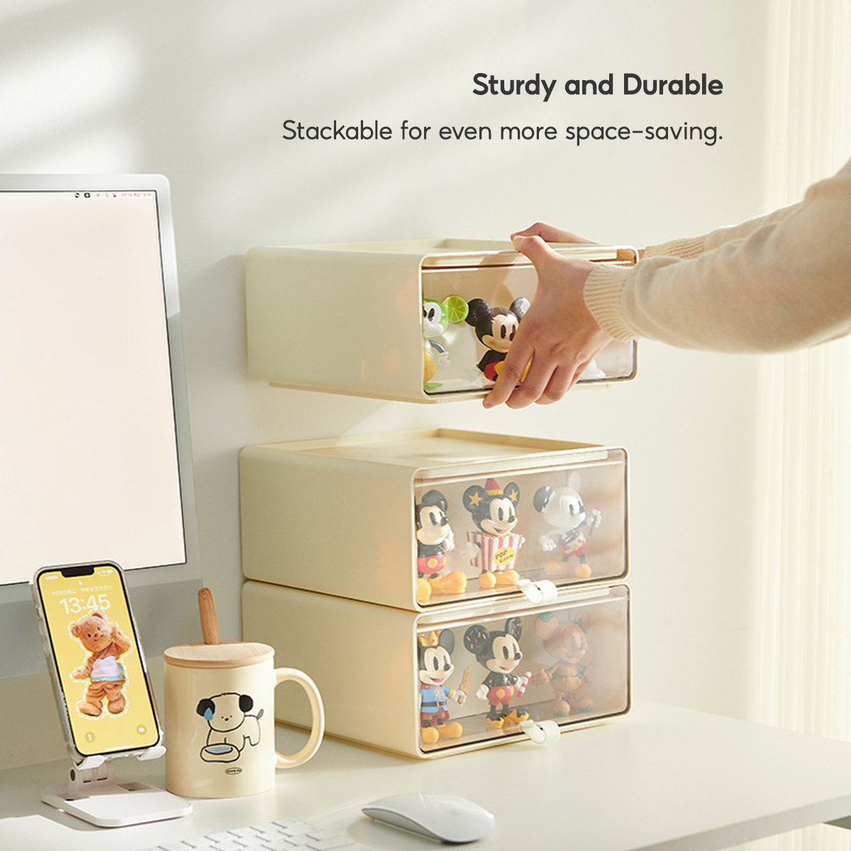 [2024 New] Popmart Display Case Blind Box Display Box Stackable Desk ...