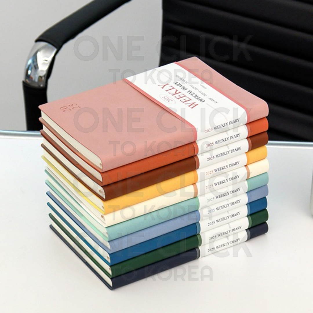 2025 Diary Planner INDIGO A5 Official Weekly Diary - Colorful Korean ...