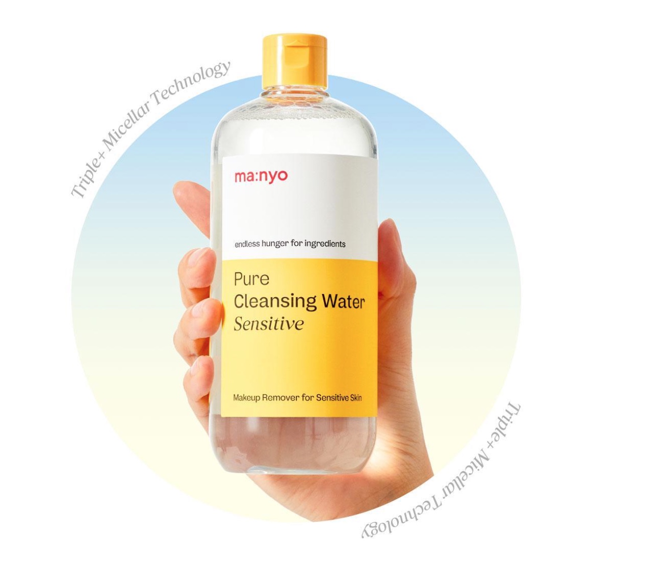 ( OLIVE YOUNG ) [Lee Sa-bae Pick] Manyo Factory Pure Cleansing Water Sensitive 500ml Pump Plan ...