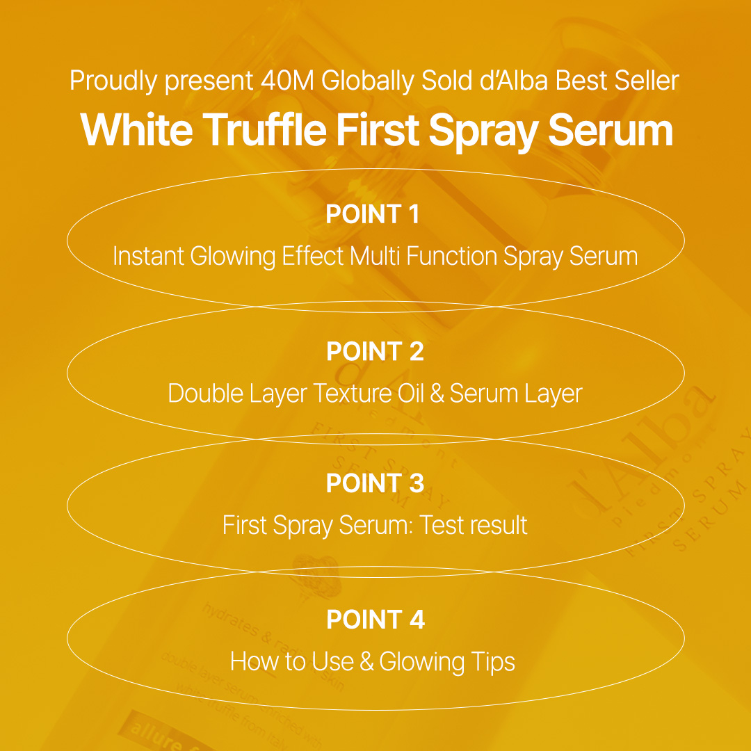[Official] d'Alba Store Italian White Truffle First Spray Serum 100ml ...