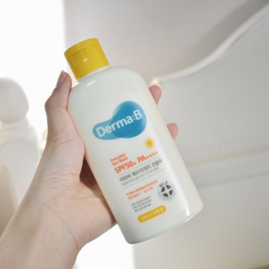Derma:B Everyday Sunblock SPF50+ PA++++ 200ml | Shopee Malaysia
