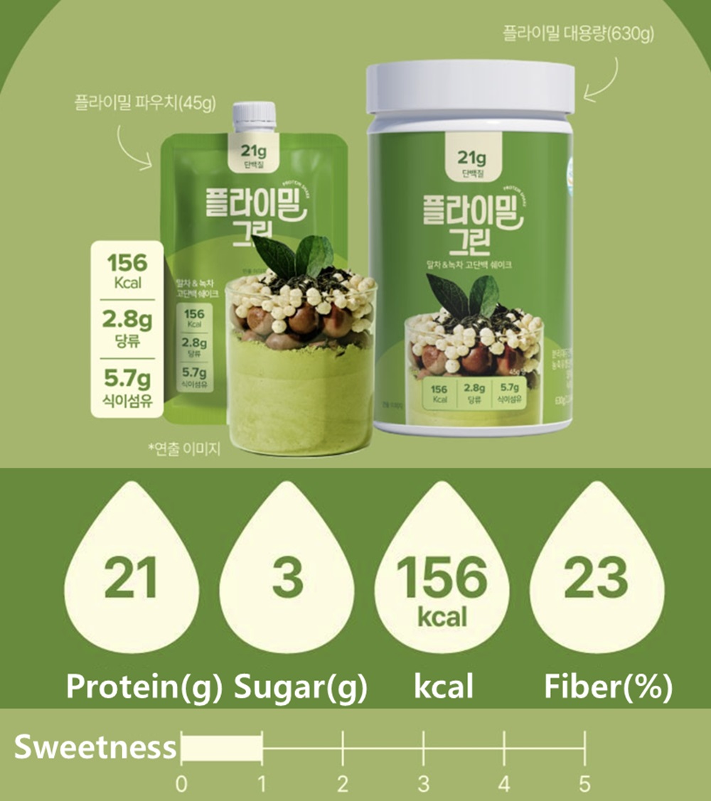 Olive Young Flimeal Protein Shake Pouch 45g /Korean Protein Shake ...