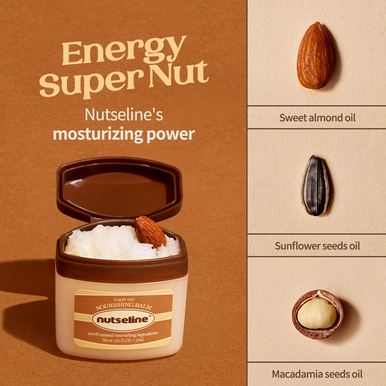 Nutseline Super Nut Nourishing Balm (11ml / 50ml) | Shopee Malaysia