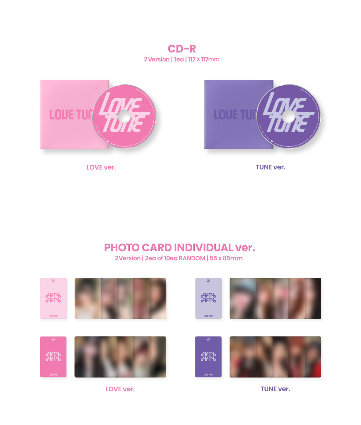 FIFTY FIFTY [LOVE TUNE] 2nd EP ALBUM (20th Sep.2024) | Shopee Malaysia