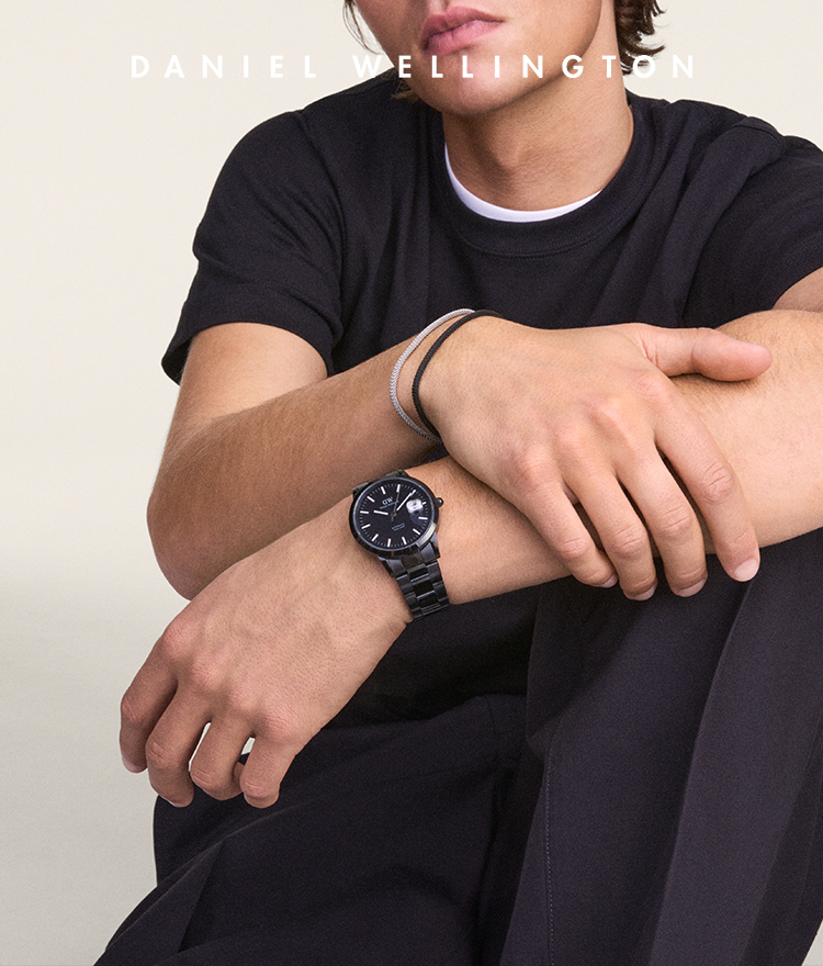 Daniel Wellington Iconic Automatic 40mm Link Silver White - Men Watch ...