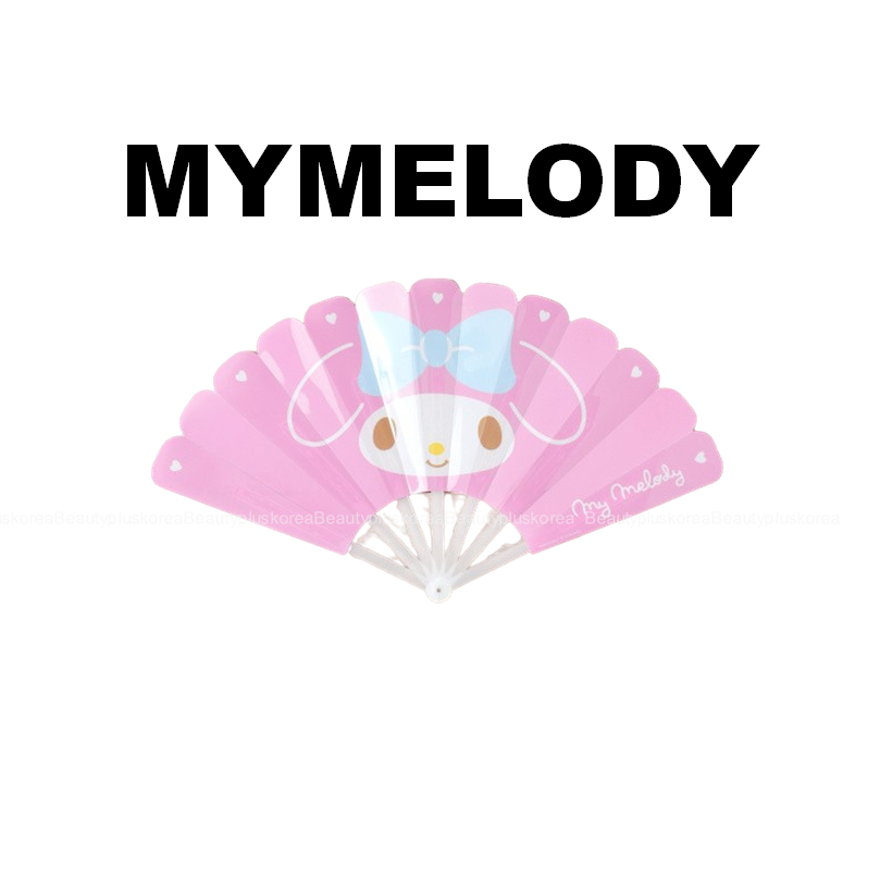 [DAISO] Foldable Hand Fan (Kitty / Mymelody) | Shopee Malaysia