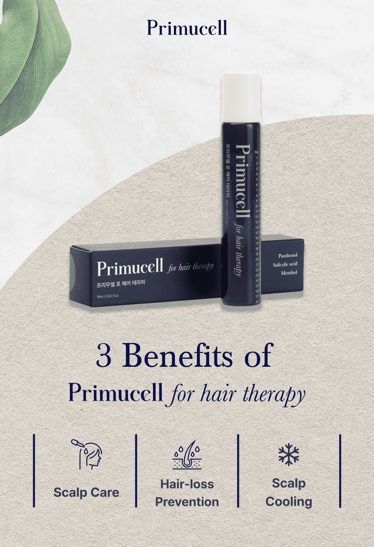 PRIMUCELL for Hair Therapy, Anti-Hair Loss Ampoule (32weeks care ...