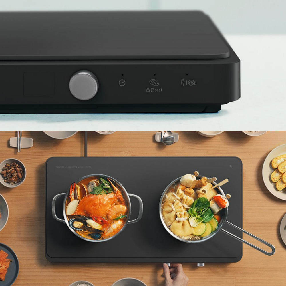 [SAMSUNG] Samsung 2 Zone Induction The Plate (White / Black) Modern 2 ...