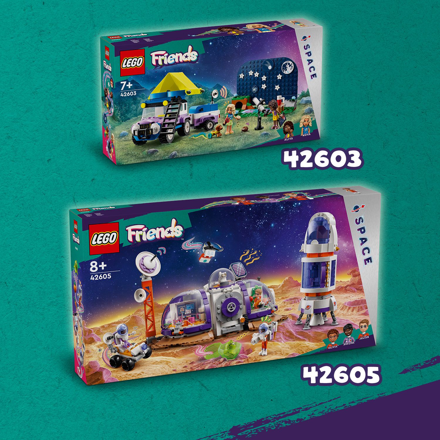 LEGO Friends 42603 Stargazing Camping Vehicle Building Set Toys (364 ...