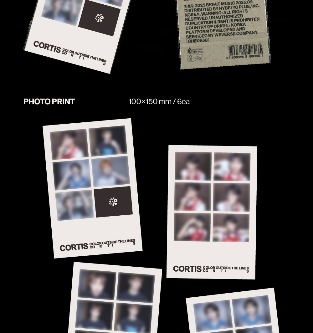 (Weverse Albums ver.) CORTIS [COLOR OUTSIDE THE LINES] 1st EP Album ...