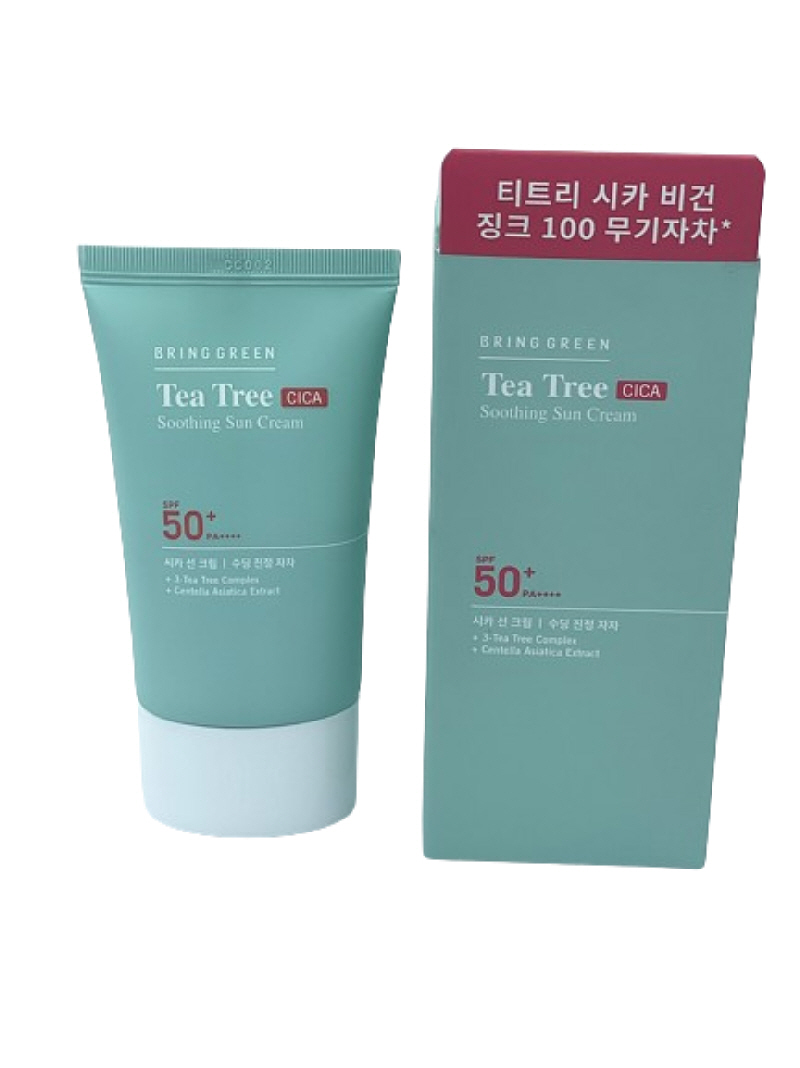 [Bring Green]Tea Tree Soothing Sun Cream 50ml / Sun Stick 20g SPF50 PA ...