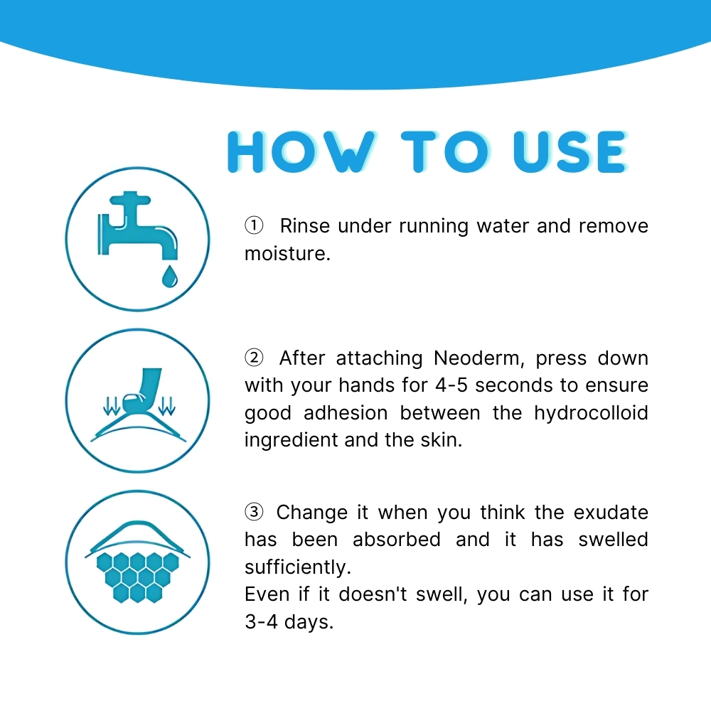 NEO Derm Protective Hydrocolloid Sheet Roll | Custom Size Pimple & Spot ...