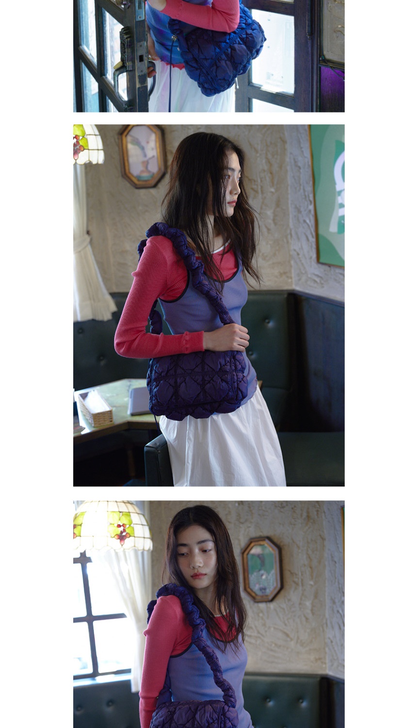 Carlyn Luke Bag 3 colors Silver Black Peach | Shopee Malaysia