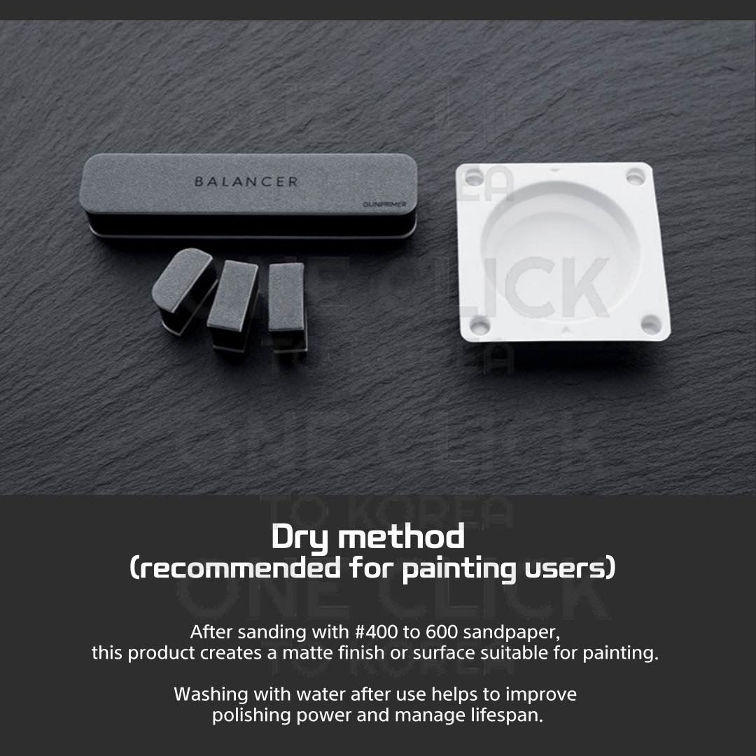 GUNPRIMER GP Balancer - White Gloss TOY Polisher - Gray Scratch Remover ...