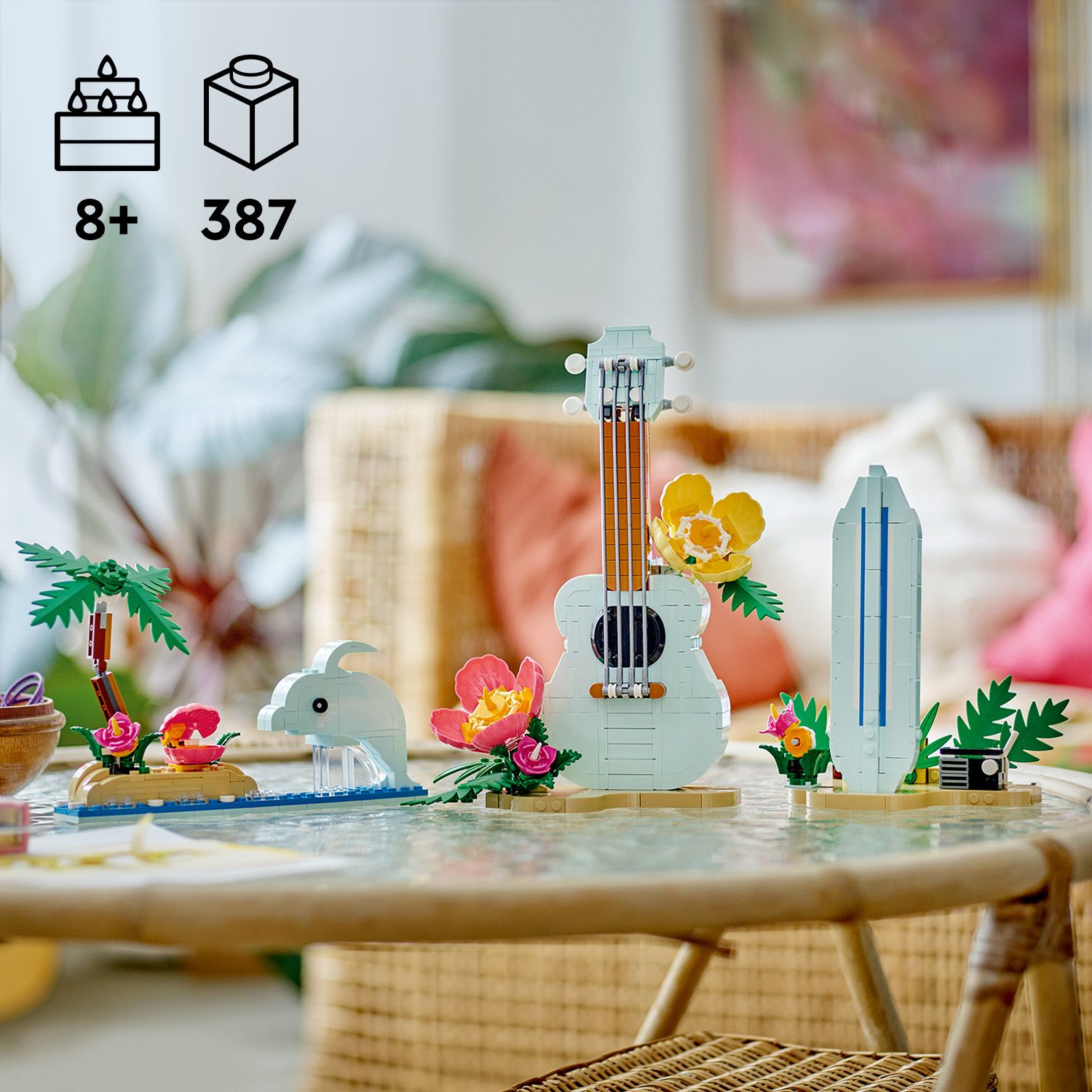 LEGO Creator 31156 Tropical Ukulele 3in1 Toy Set (387 Pieces) | Shopee ...
