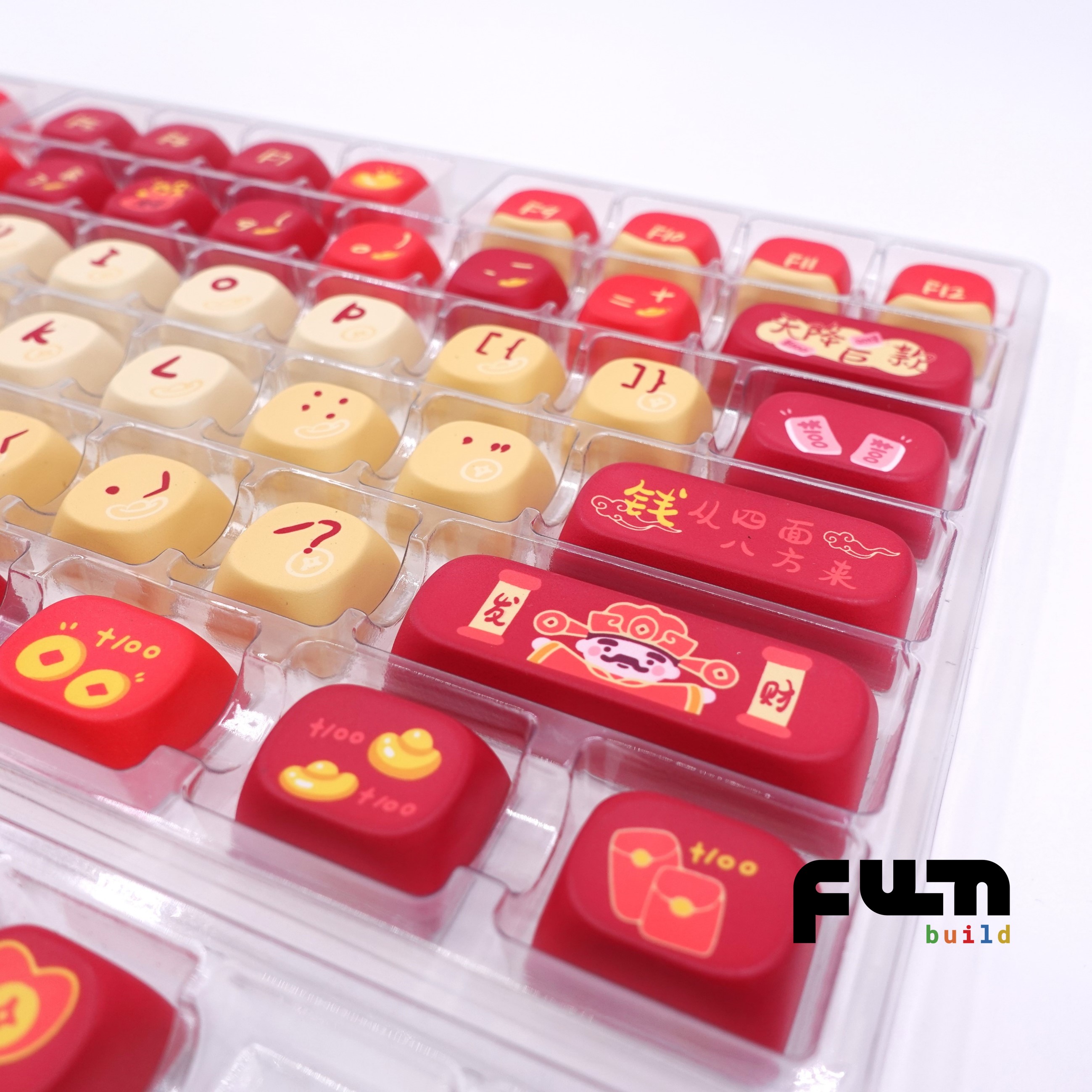 [GOD OF FORTUNE Keycaps][MOA Profile] Dye Sublimation Printed 127 Keys ...
