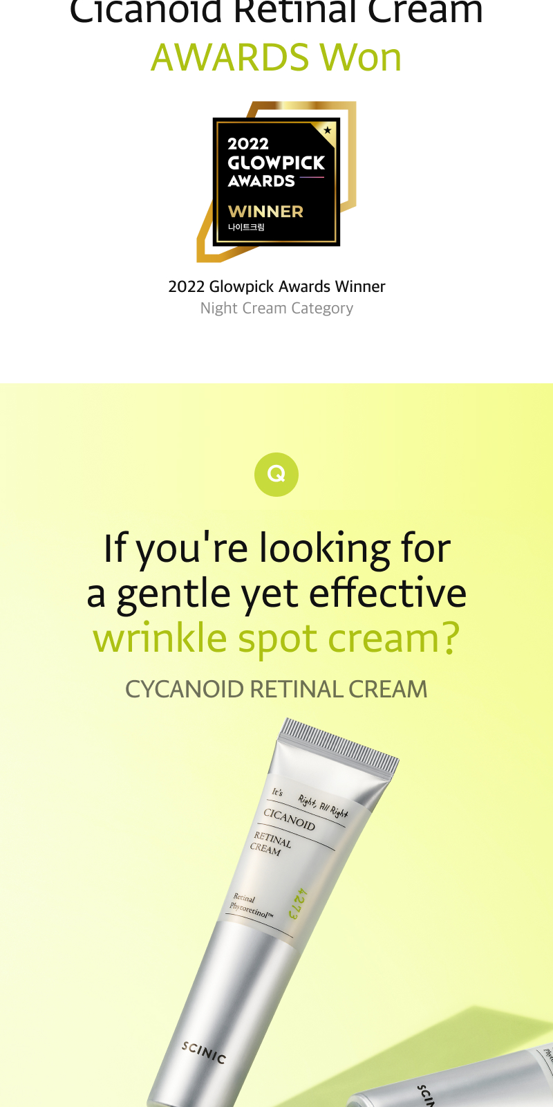 SCINIC Cicanoid Retinal Cream 30ml | Shopee Malaysia