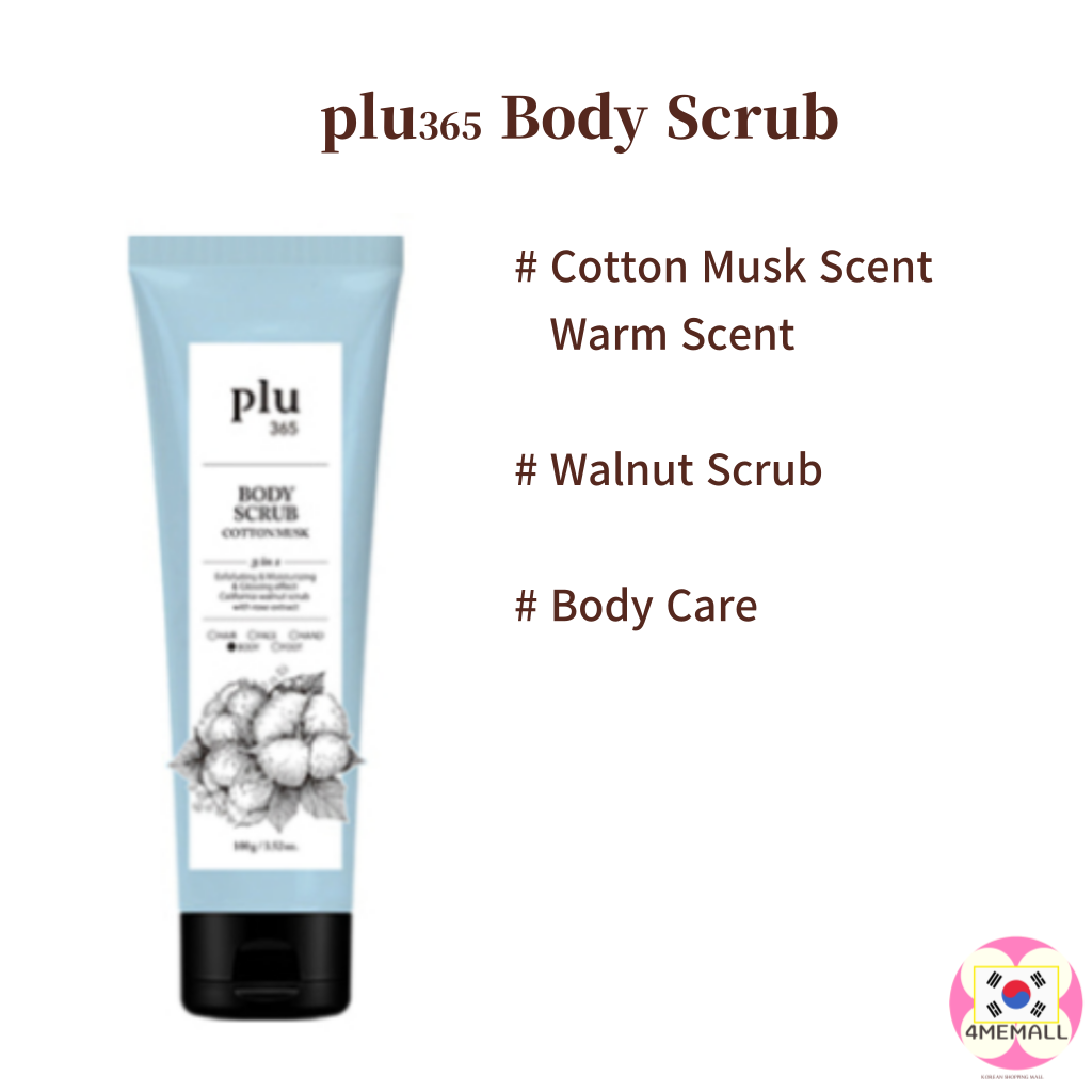 plu 365 Body Scrub Foot Scrub Facial Scrub Gel 365 100g 1P Korean ...