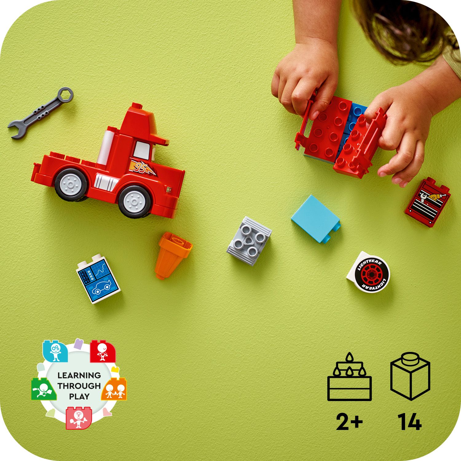LEGO DUPLO Disney 10417 Mack at the Race (14 Pieces) | Shopee Malaysia
