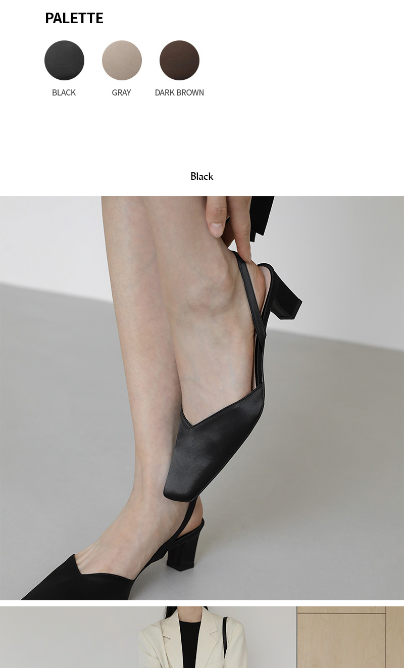 [SAPPUN] Momilyn Slingback Heels (5cm) | Shopee Malaysia